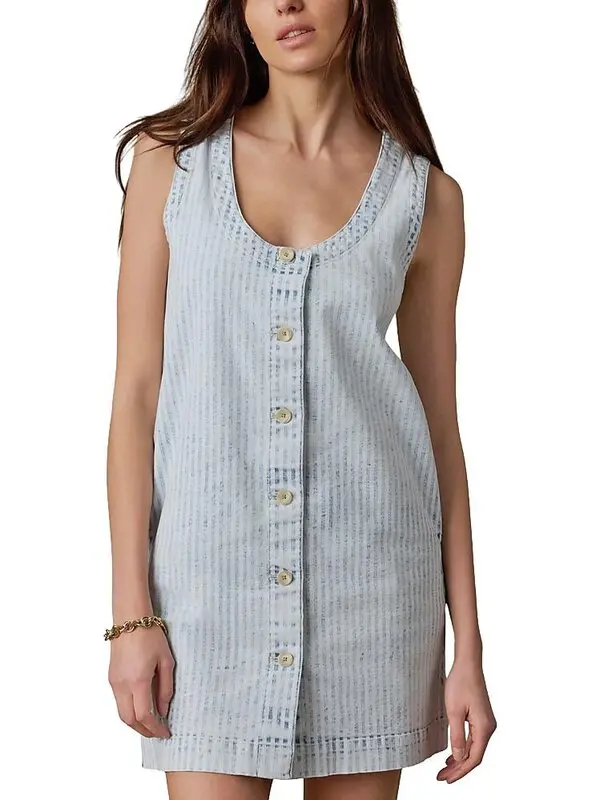 Faherty Brand Topsail Denim Malibu Dress - Breakwater