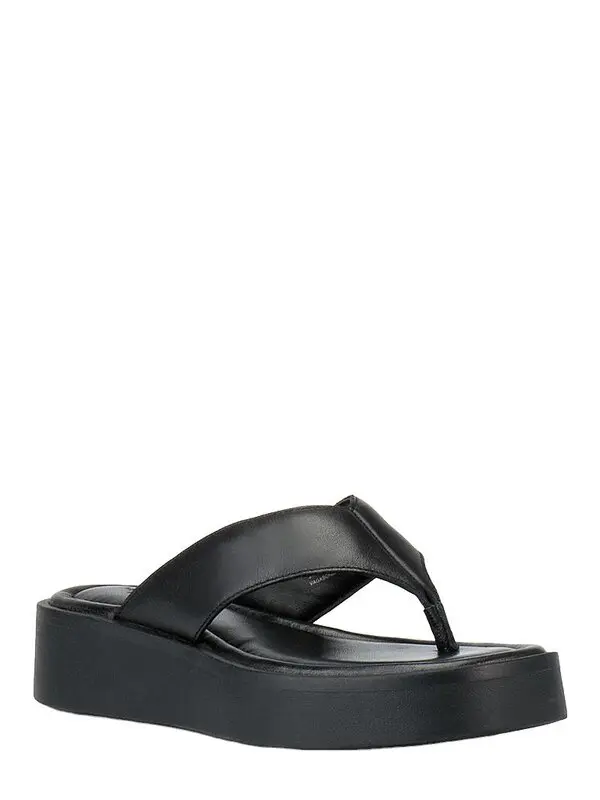 VAGABOND SHOEMAKERS Danya Leather Thong Sandals - Black/black