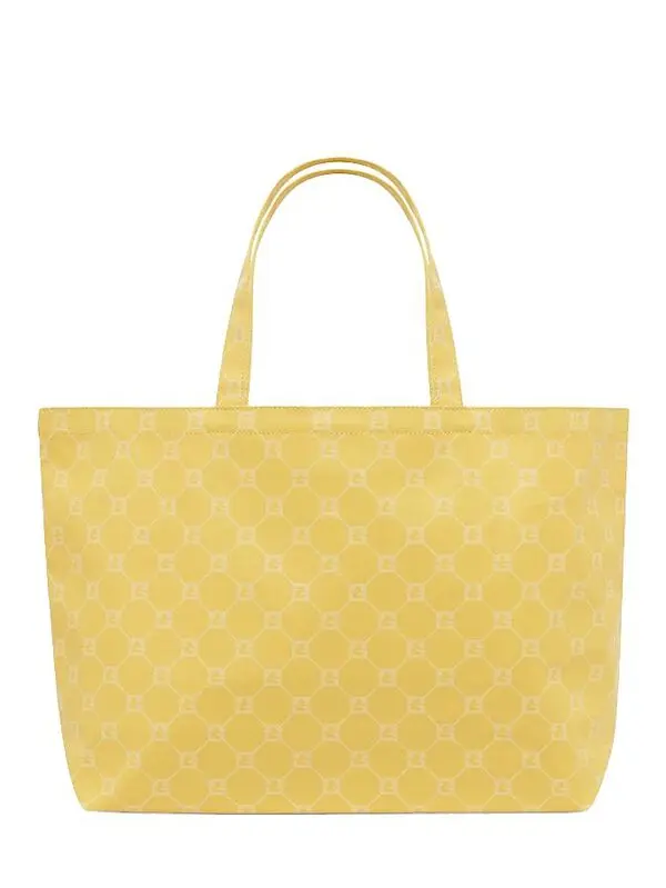 Gerard Darel Lolita Monogram Shopper Tote - Lemon/vanilla