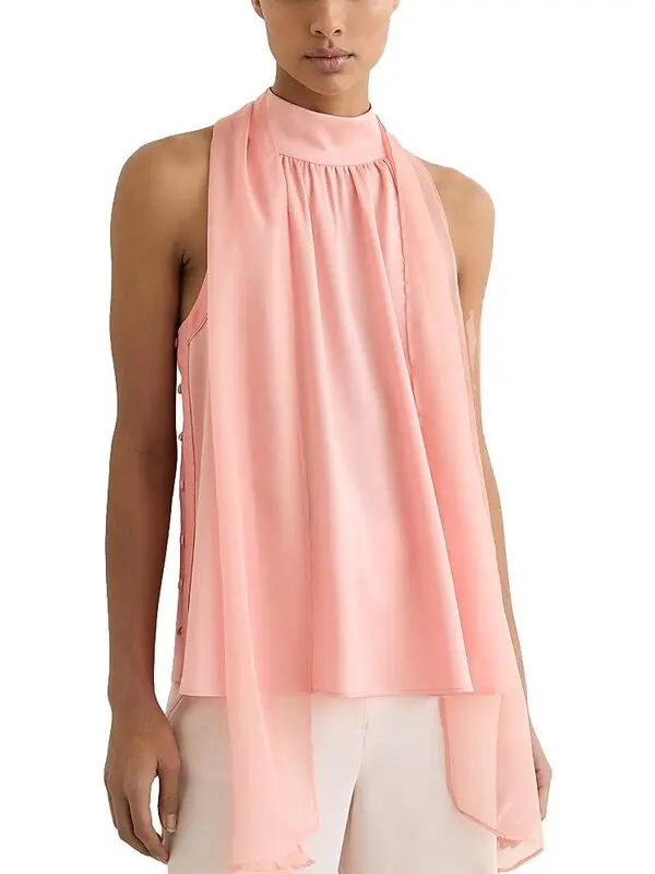 REISS Andrea Top - Pink