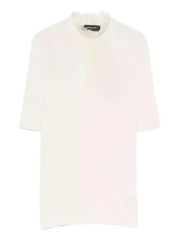 Fabiana Filippi Ruffle-detail Top - Neutrals