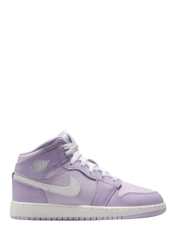 JORDAN 1 Mid Sneakers - Violet Mist/barely Grape/white