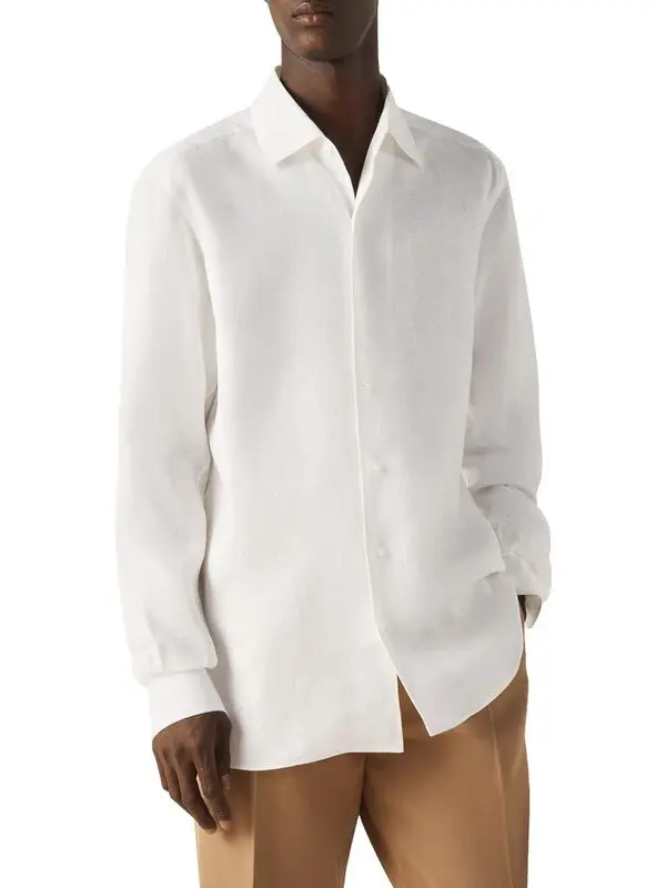 Zegna Oasi Lino Shirt - White