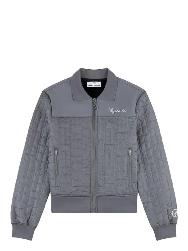 SERGIO TACCHINI Anji Quilted Track Jacket - Quiet Shade