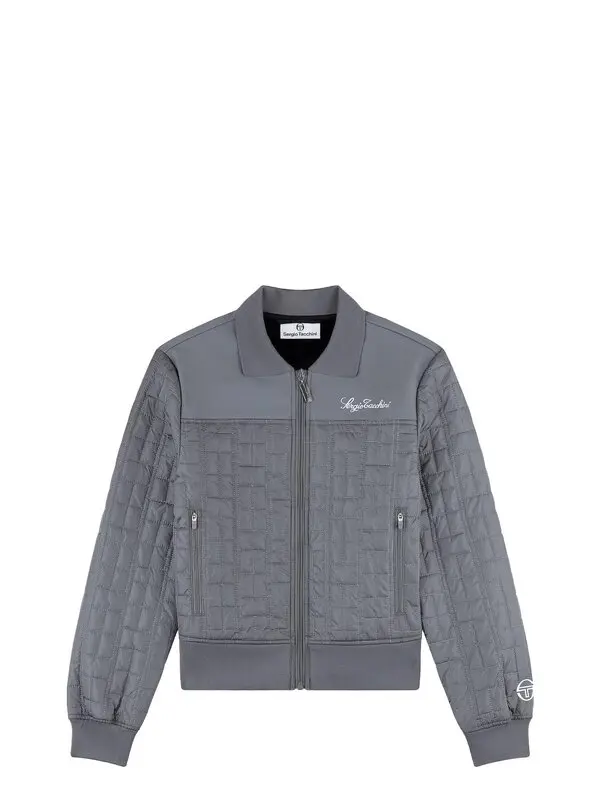 SERGIO TACCHINI Anji Quilted Track Jacket - Quiet Shade