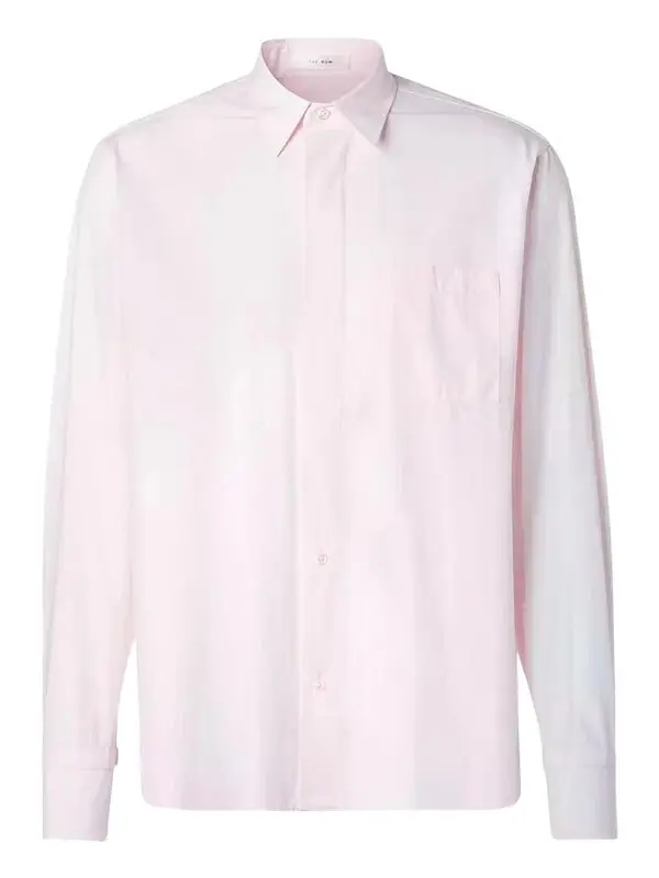 THE ROW Marek Chest-pocket Button-down Cotton Shirt - Pink