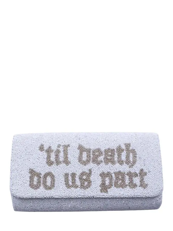 ISLAND TO EAST SIDE Til Death Do Us Part Medium Structured Bag - White/gold