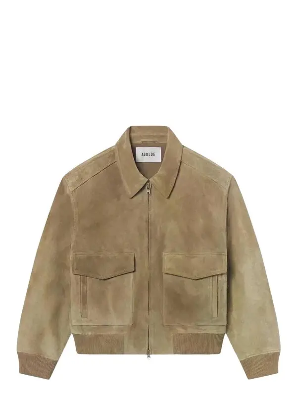 AGOLDE Flap-pockets Jacket - Neutrals