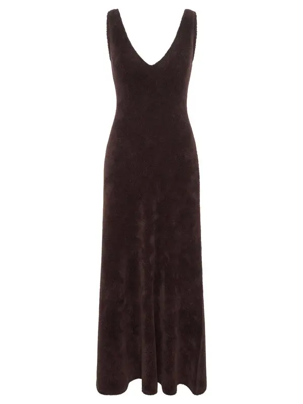 Gabriela Hearst Lady Hall Sleeveless Maxi Dress - Brown