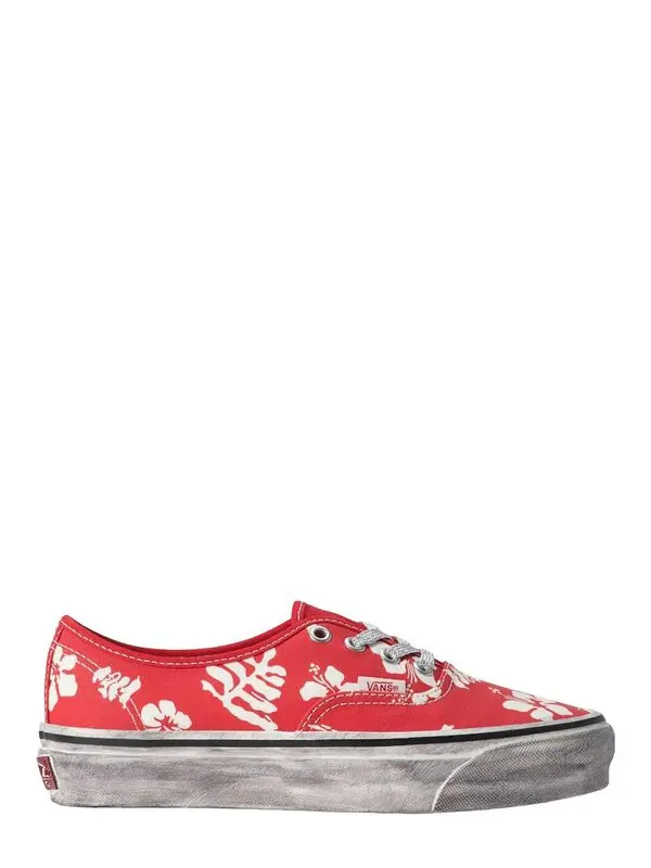 VANS Premium Authentic Archive Aloha Sneakers - Red