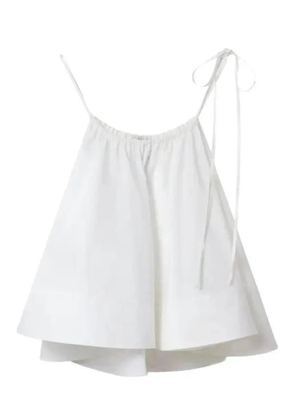 Stella McCartney Tied-straps Sleeveless Top - White