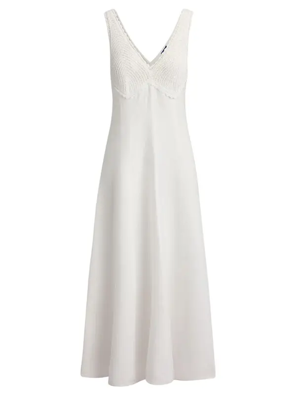 Polo Ralph Lauren Crochet Dress - White