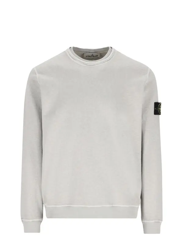 Stone Island Old Effect Sweatshirt - Grey