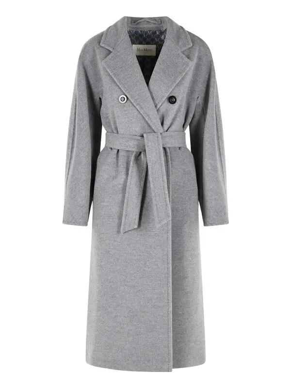 Max Mara Madame Virgin Wool And Cashmere Coat - Grey