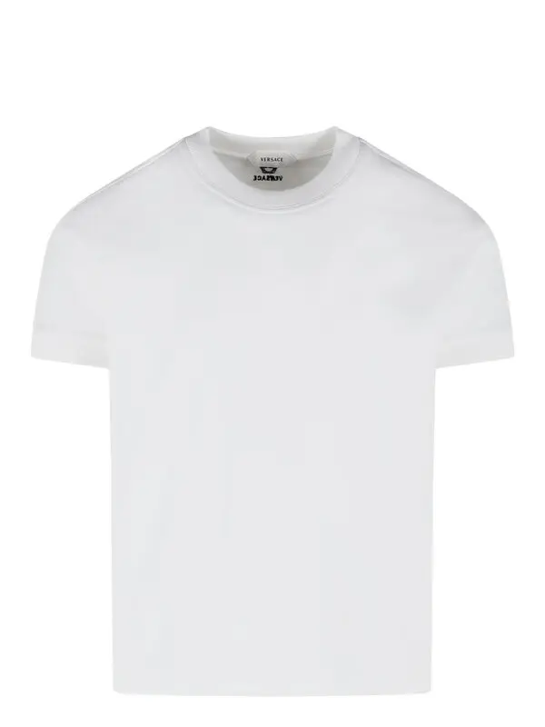Versace Stretch Cotton T Shirt - White