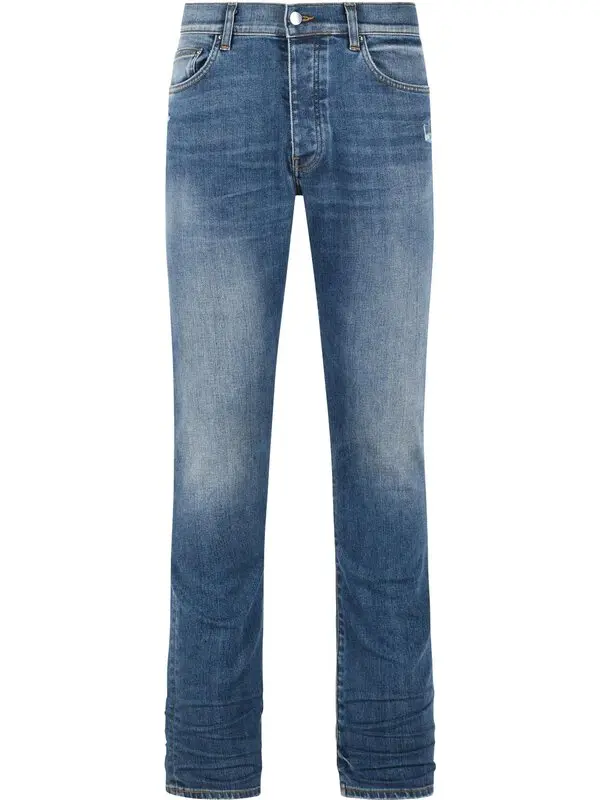 Amiri Stack Cotton Jeans - Blue