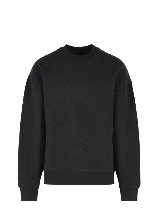 Amiri Ma Quad Cotton Blend Sweatshirt - Black