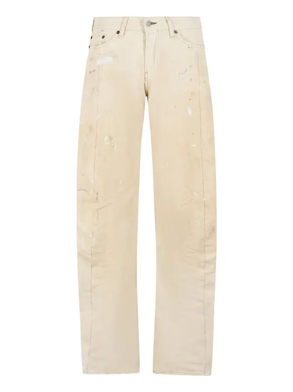 Acne Studios 2006 F Loose Fit Cotton Jeans - White