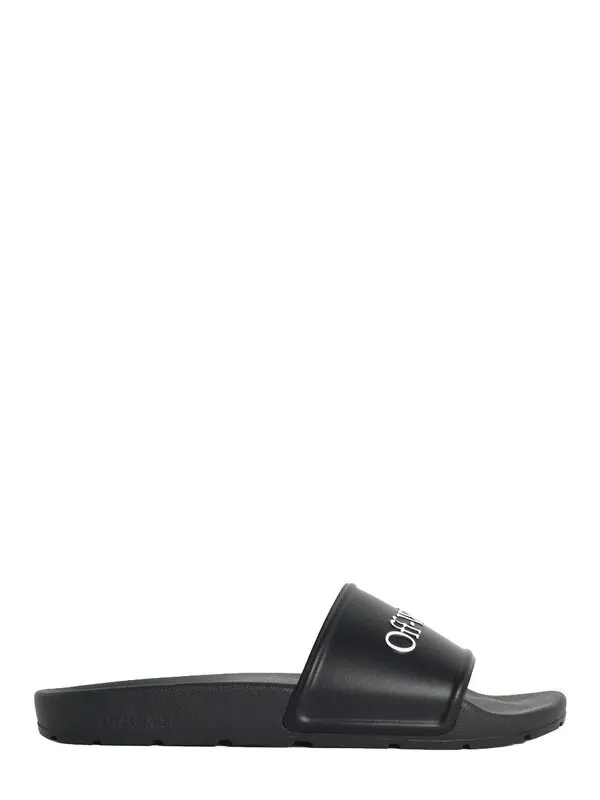 Off-White Bookish Tpu Slippers - Black