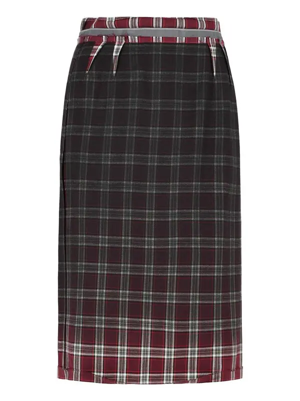 MAISON MARGIELA Midi Skirt - Red