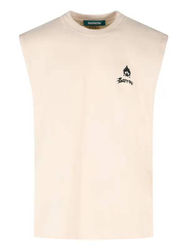 BARROW Cotton Tank Top - Cream