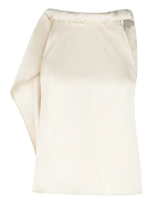 Loulou De Saison Wilma Silk Top - Ivory