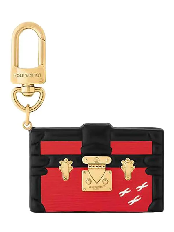 LOUIS VUITTON Petite Malle Bag Charm - Red