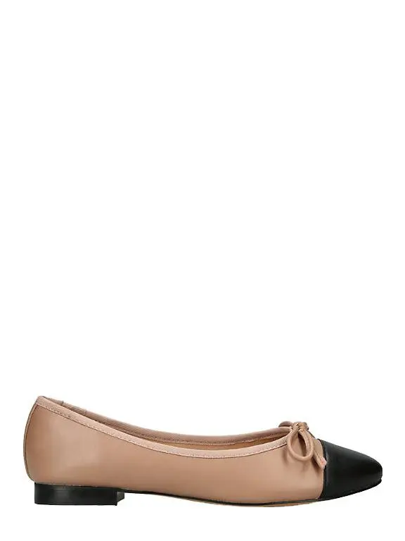 Steve Madden Ellison 166 Contrast-panel Leather Pumps - Tan Comb