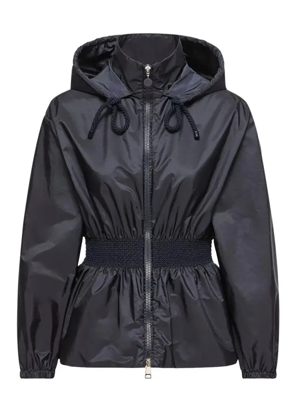 Moncler Liriope Hooded Rain Jacket - Blue