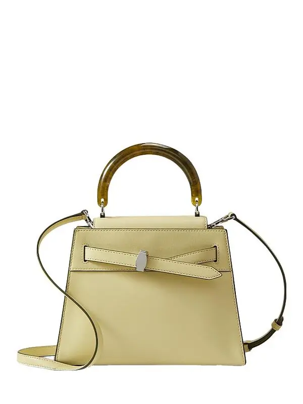 Veronica Beard Leather Crossbody Bag - Pistachio