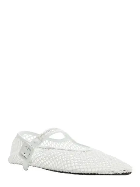 Aldo Alisse Mesh Ballerina Flat - White