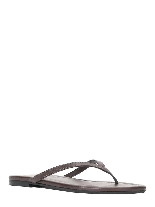 Staud Freja Thong Slide Sandal - Espresso