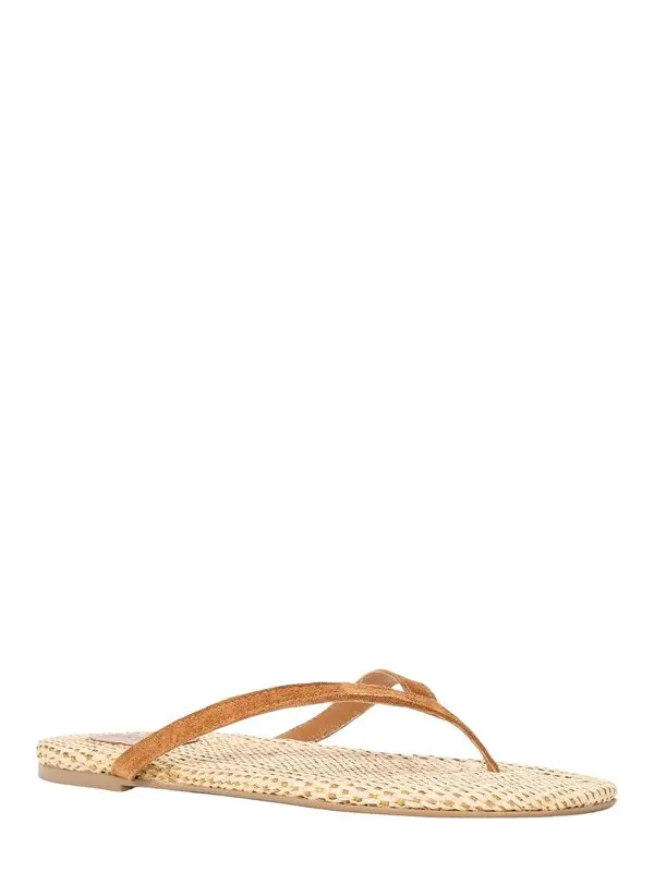Staud Freja Thong Slide Sandal - Tabac