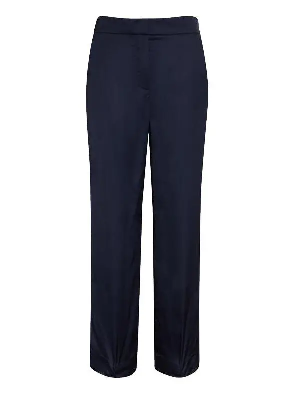Veronica Beard Brixton Straight-leg Trousers - Navy
