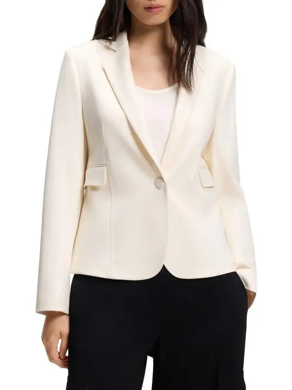 BOSS Jia Water Repellent Blazer - Soft Cream