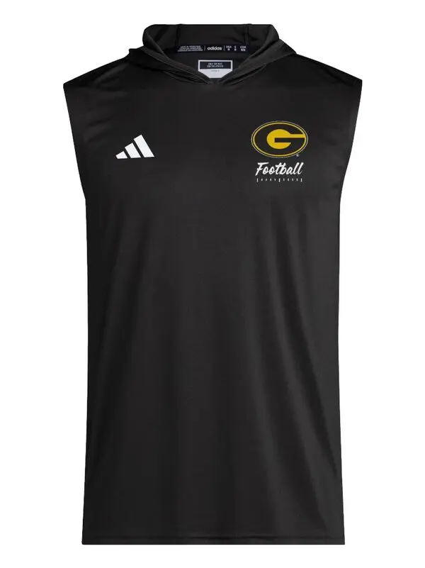Adidas Hooded Sleeveless Top - Black / White / Ncaa-gra-7gs
