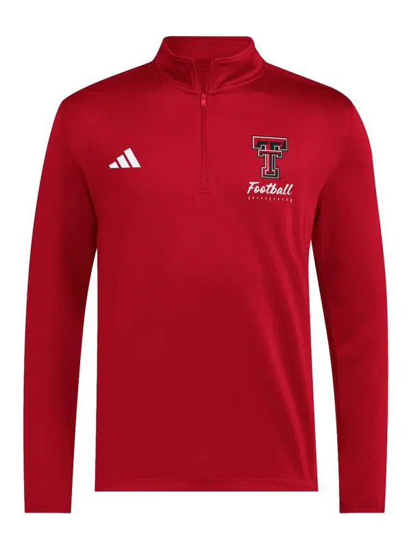 Adidas 3s Ls 1/4 Zip - Team Power Red / Ncaa-txt-766
