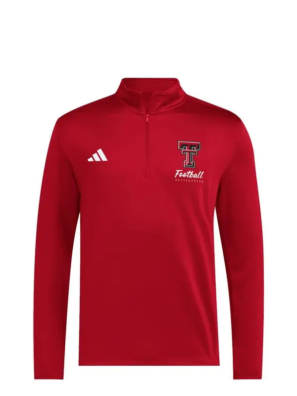 Adidas 3s Ls 1/4 Zip - Team Power Red / Ncaa-txt-766