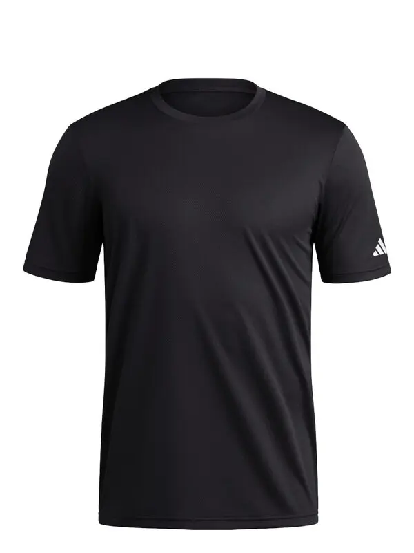 Adidas Short Sleeve Tech Tee Black - Black / White