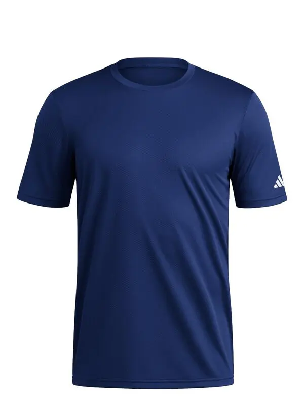 Adidas Short Sleeve Tech Tee Team Navy - Team Navy / White