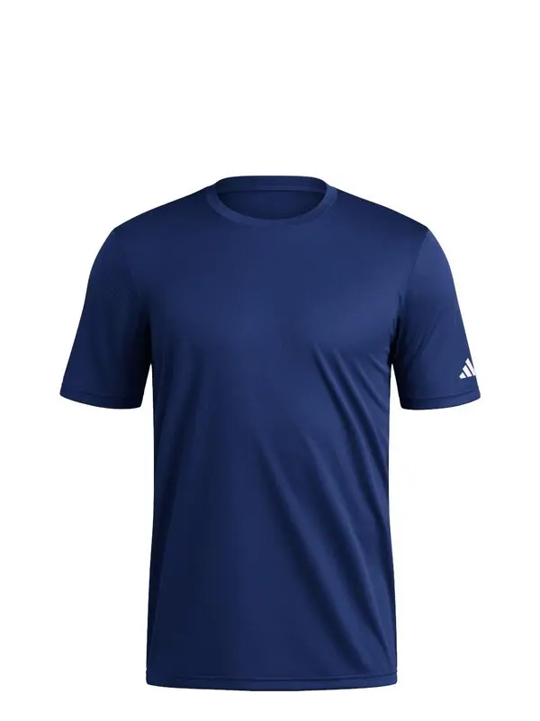 Adidas Short Sleeve Tech Tee - Team Navy / White