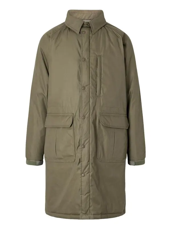 ORSLOW Padded Cotton And Nylon-blend Shell Coat - Green