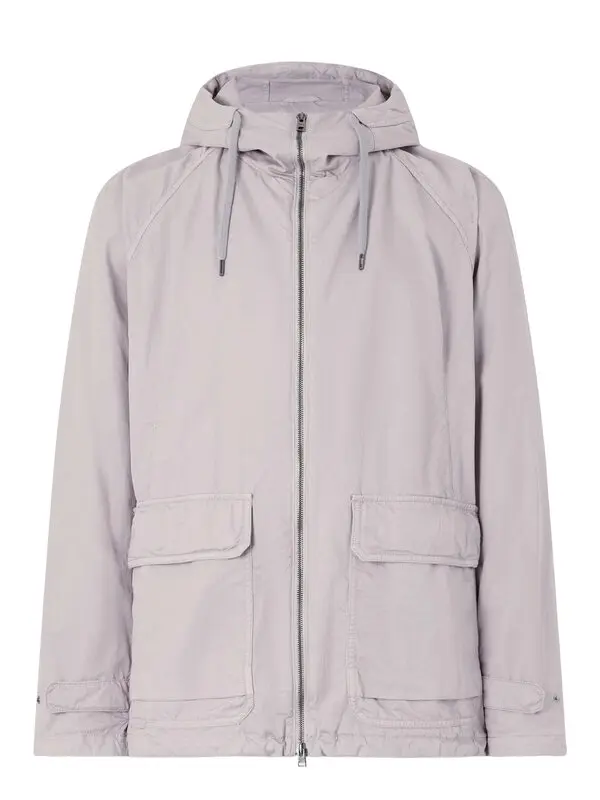 Herno Cotton-shell Hooded Jacket - Beige