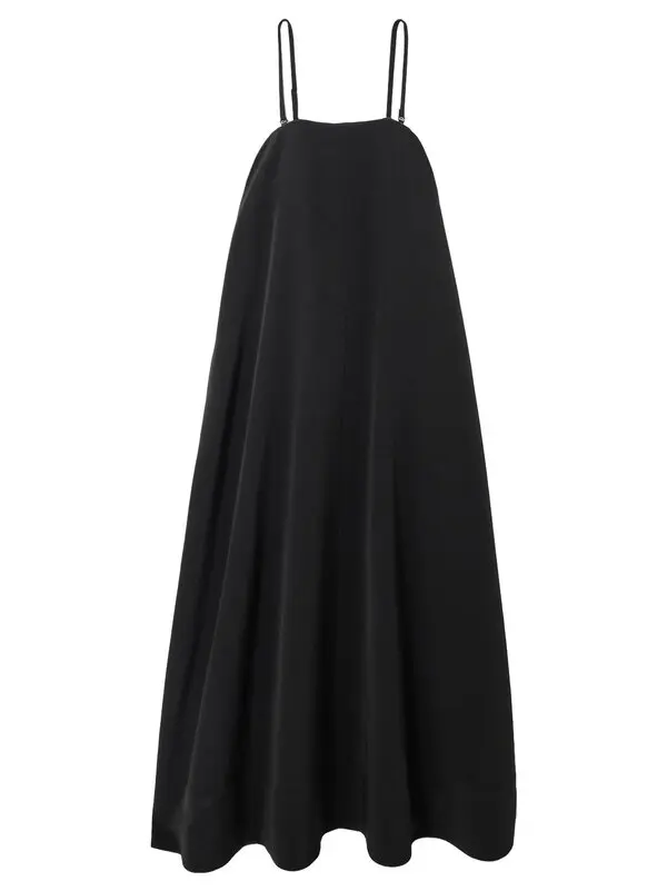 JOSEPH Banna Satin-twill Gown - Black