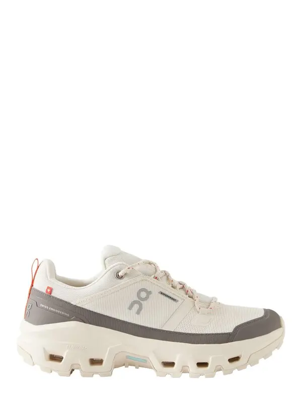 On Cloudrock Rubber-trimmed Sneakers - Beige