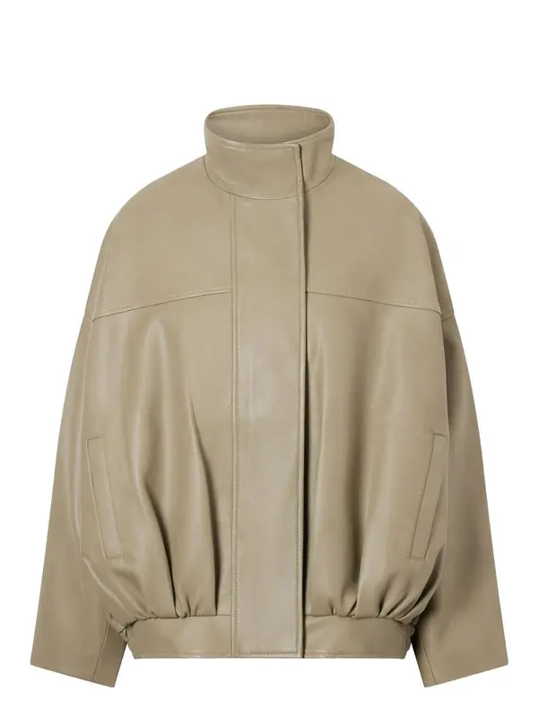 THE FRANKIE SHOP Veren Bomber Jacket - Green