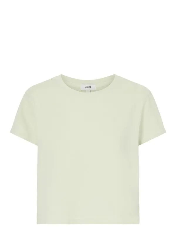 AGOLDE Adine Cotton-jersey T-shirt - Green