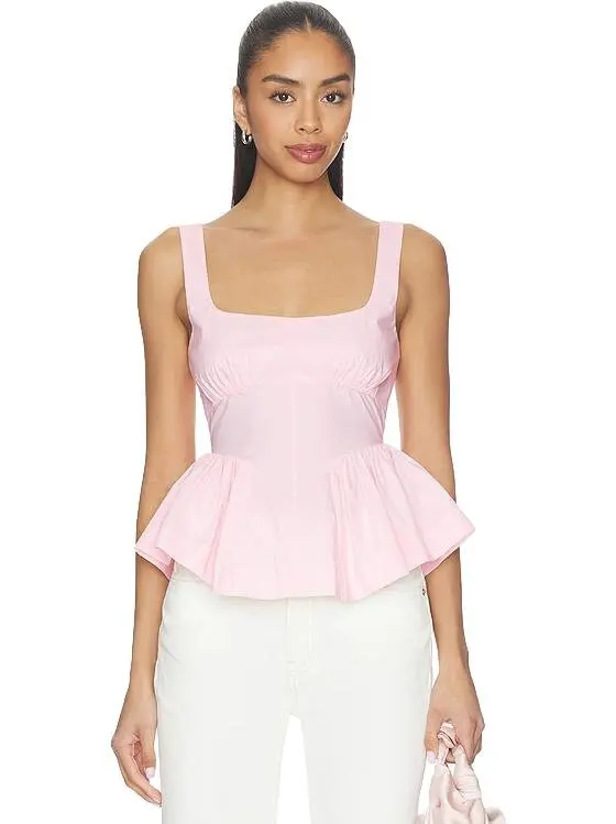 LOVERS AND FRIENDS Victoria Top - Baby Pink