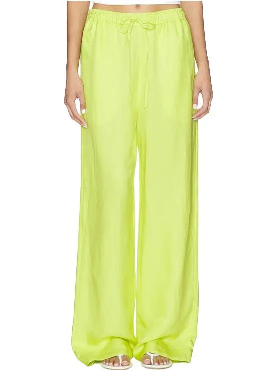 Polo Ralph Lauren Wide Leg Pant - Peridot Green