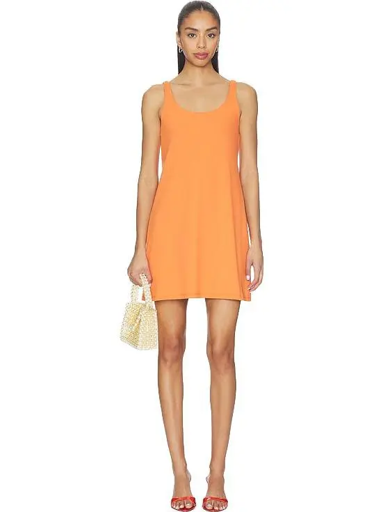 Susana Monaco Low Tank Shift Dress - Apricot